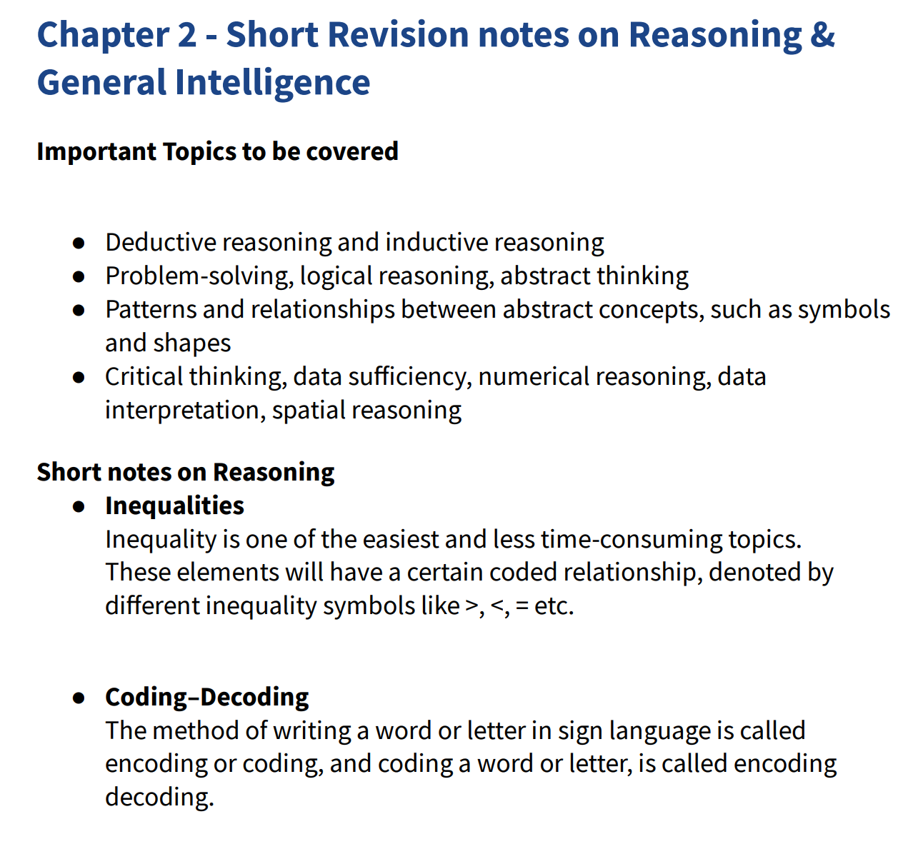 IPMAT Exam 2025 Short Revision Notes - MBA EXAM